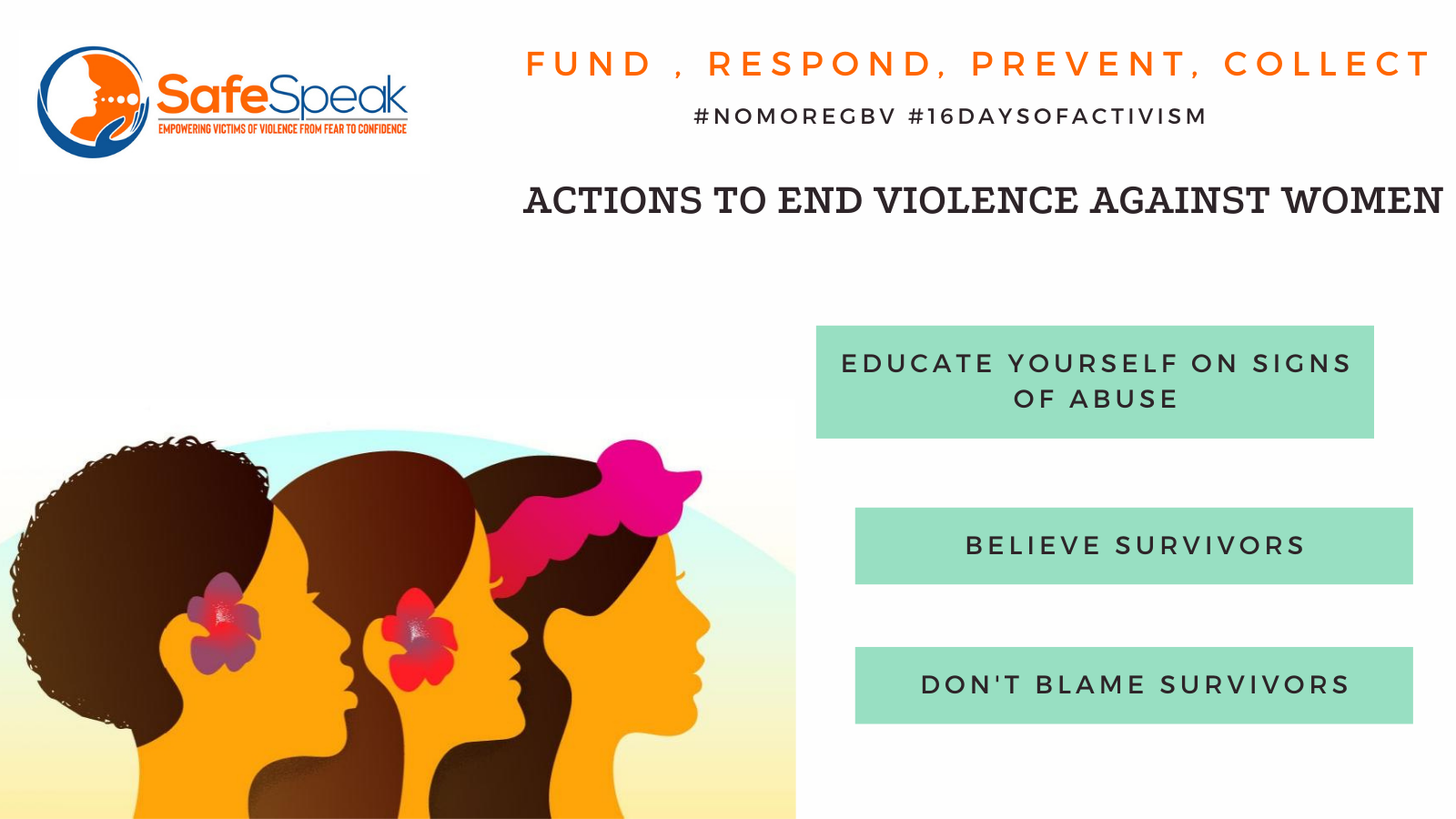 Preventing, Responding And Eliminating Violence Against Women – Safe Speaks